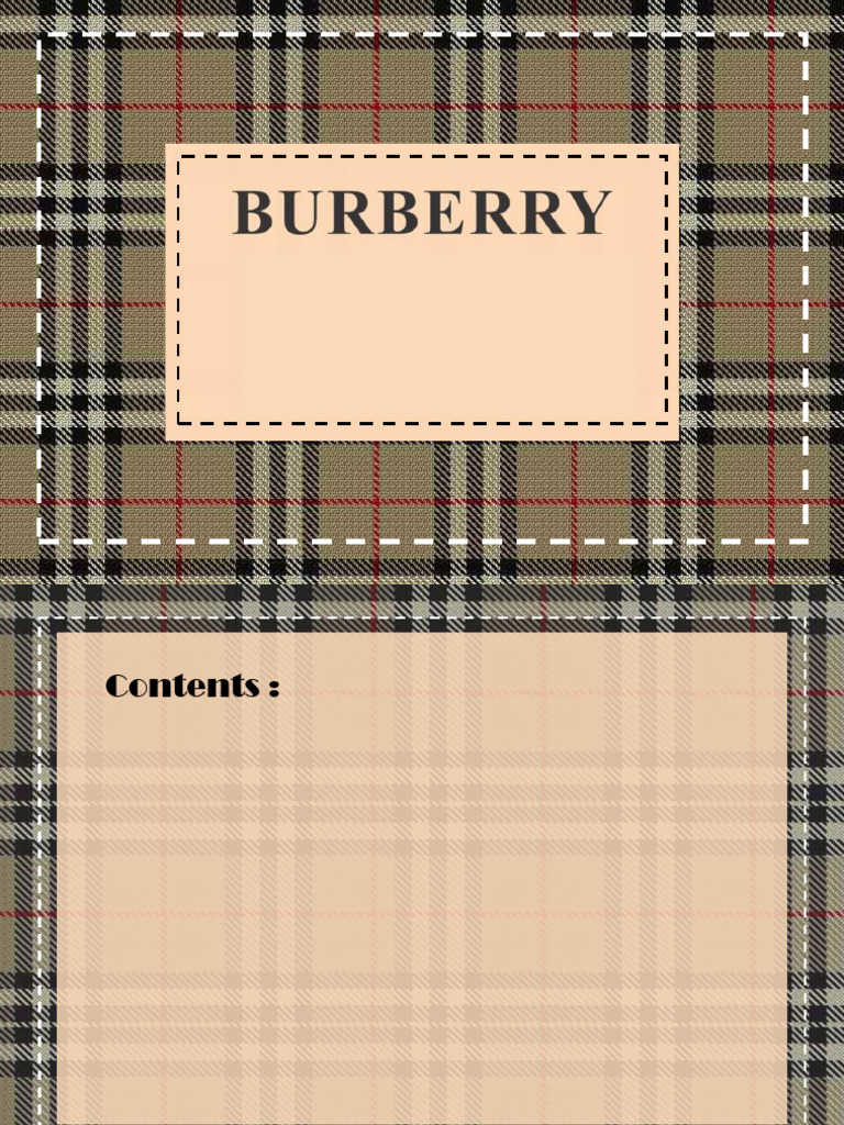 Burberry Brand Research | PDF