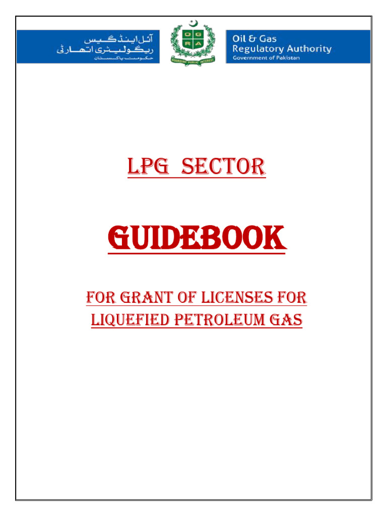 Guide Book For Grant of Licenses in LPG Sector | PDF