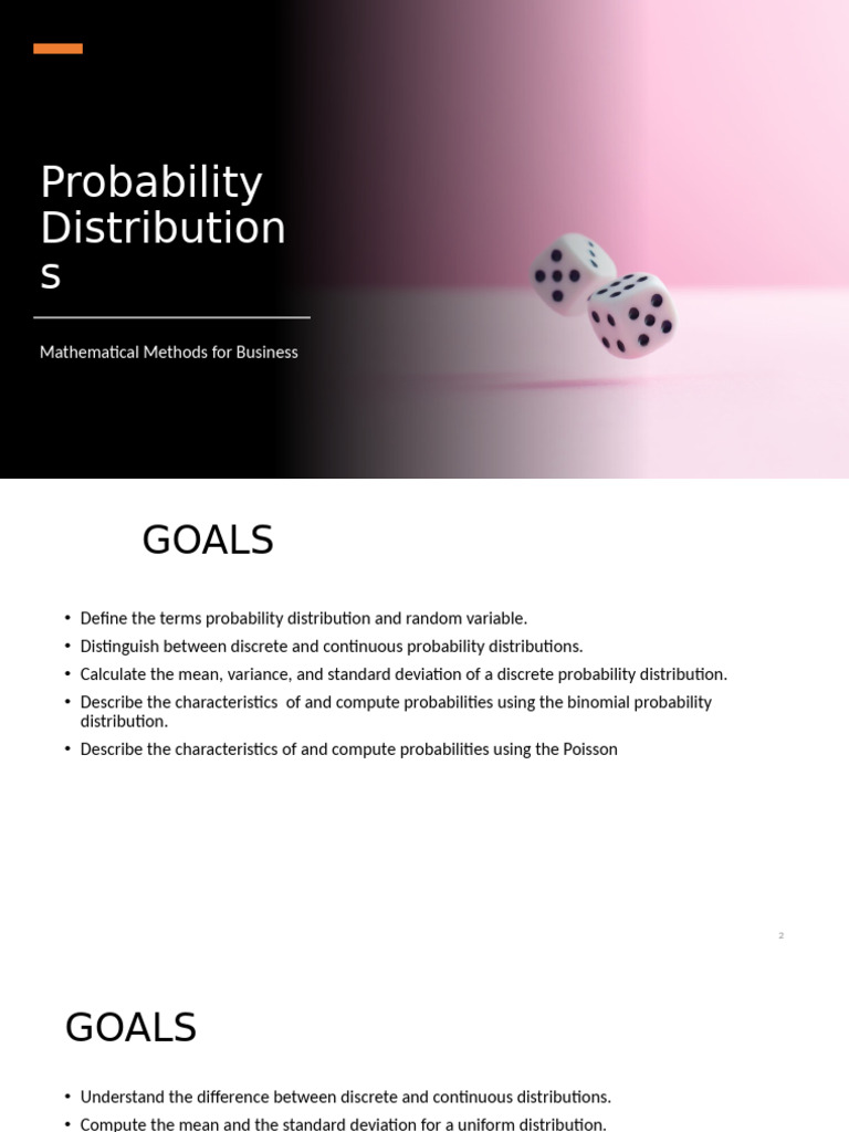 Unit II Probability Distributions | PDF