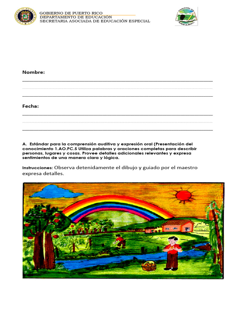 ESPA-1 Pre y Posprueba 2 | PDF | Comunicación humana | Lingüística