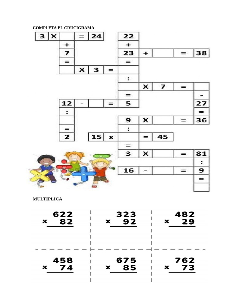 Actividad Mate 6to | PDF