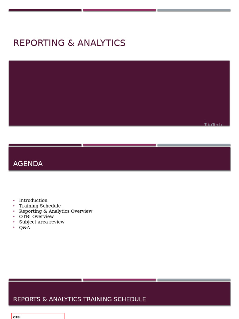 Reports and Analytics | PDF
