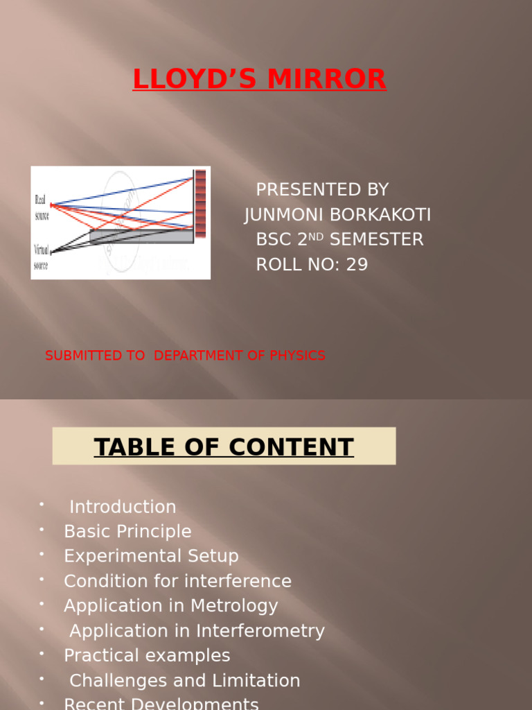 Lloyd's Mirror | PDF