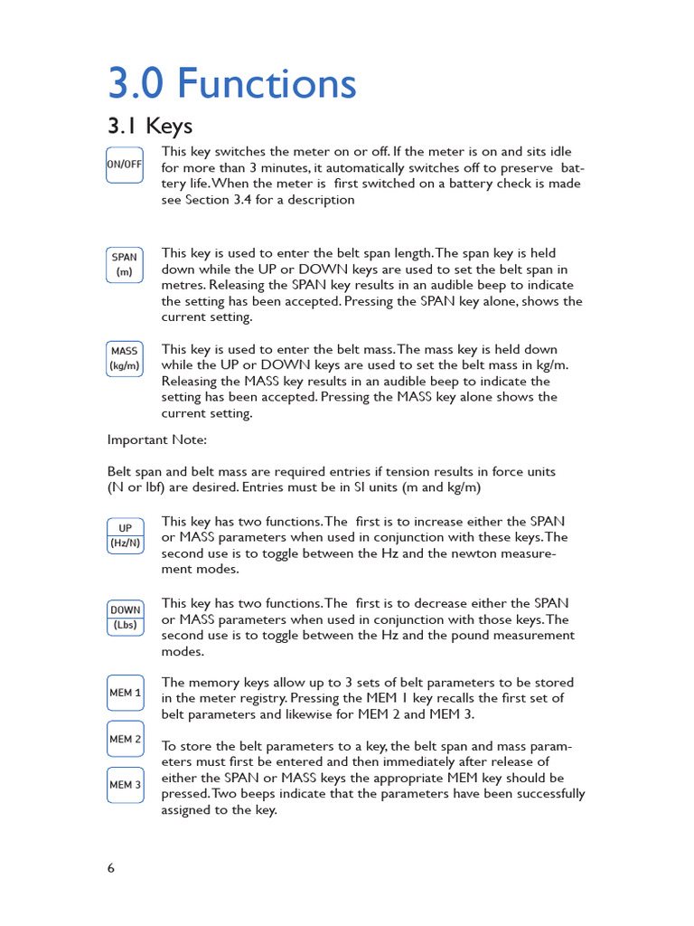 Clavis Belt Tension Meter Type 7 Manual | PDF