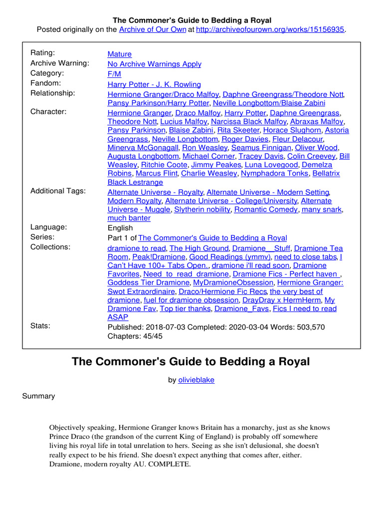 The Commoners Guide To | PDF
