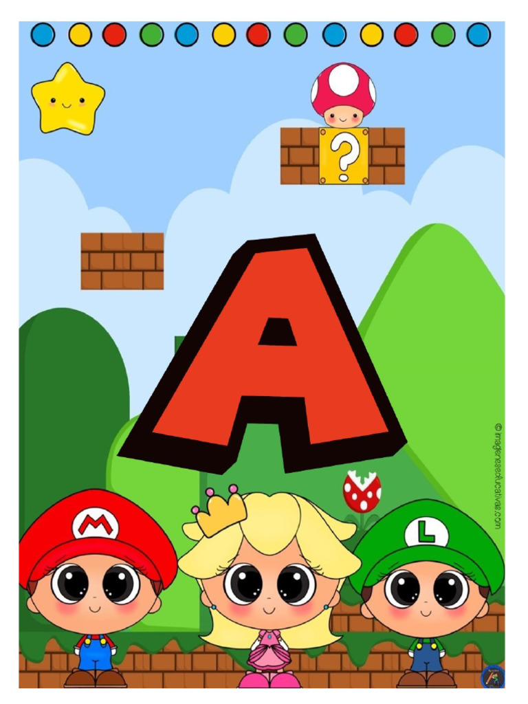 Abecedario Mario Bros | PDF
