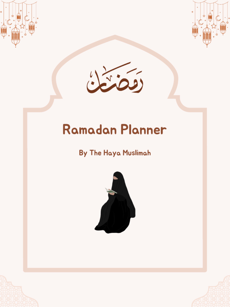 Ramadan Daily Planner & Checklist | PDF | Sharia | Prayer