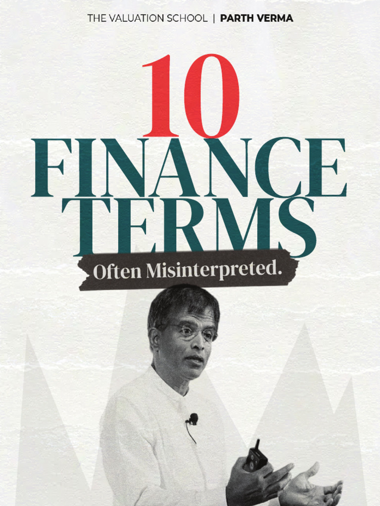10 Confusing Finance Terms | PDF | Book Value | Business