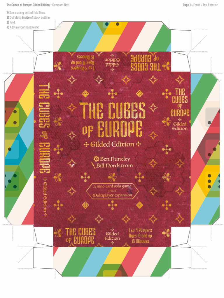 The Cubes of Europe - Gilded Edition - Compact Box v1.0.1 (US Letter) | PDF