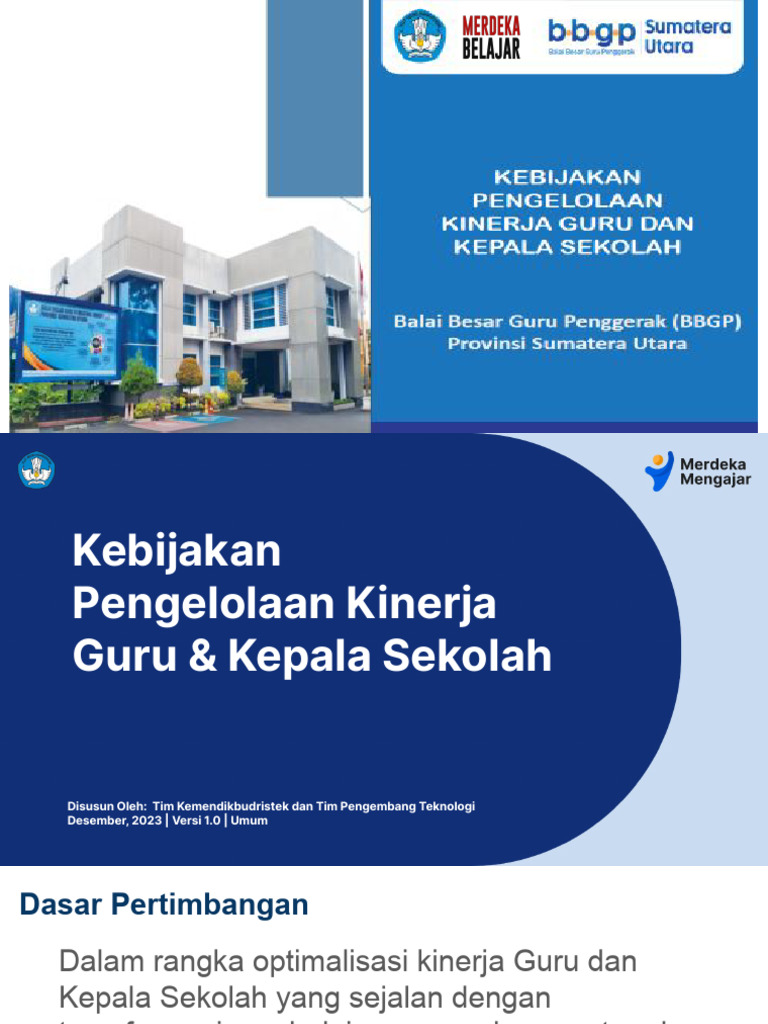 MATERI EKINERJA KOMUNITAS BELAJAR Oleh BBGP Sumut 25 Mei 2024 | PDF