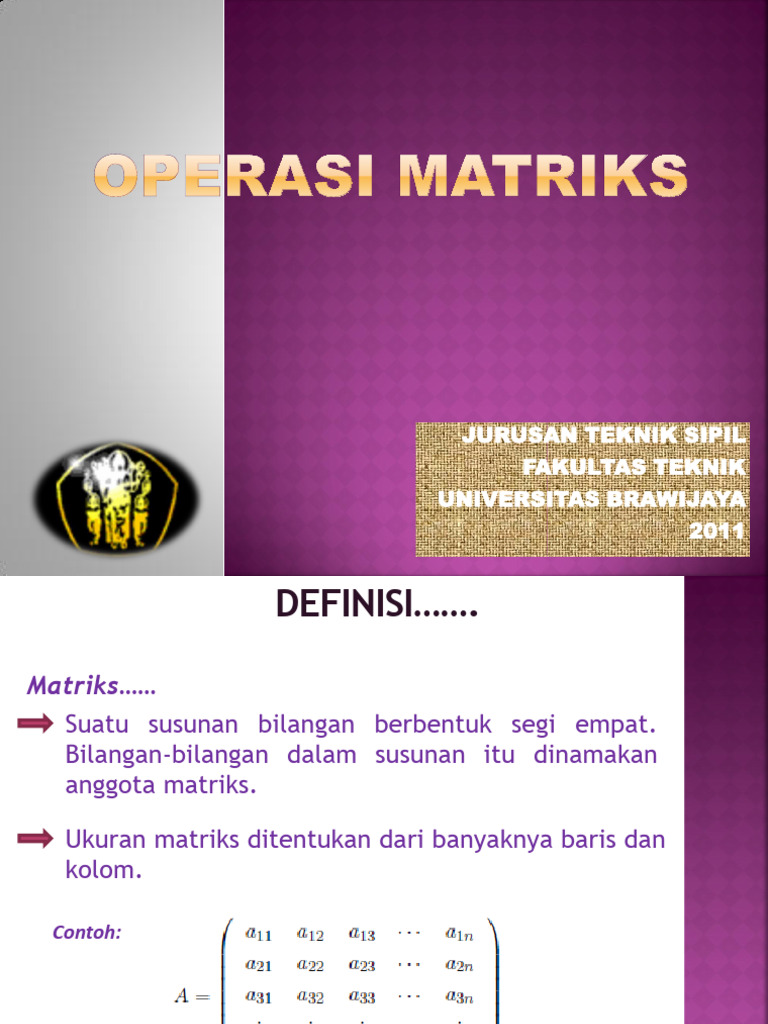 Operasi Matriks | PDF