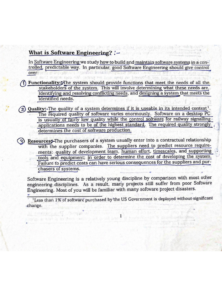 Intro To Software Engineering | PDF