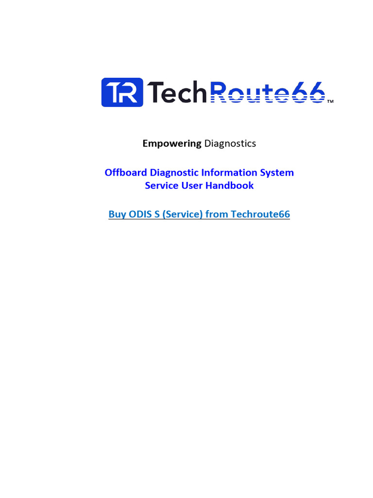 ODIS S User Handbook | PDF
