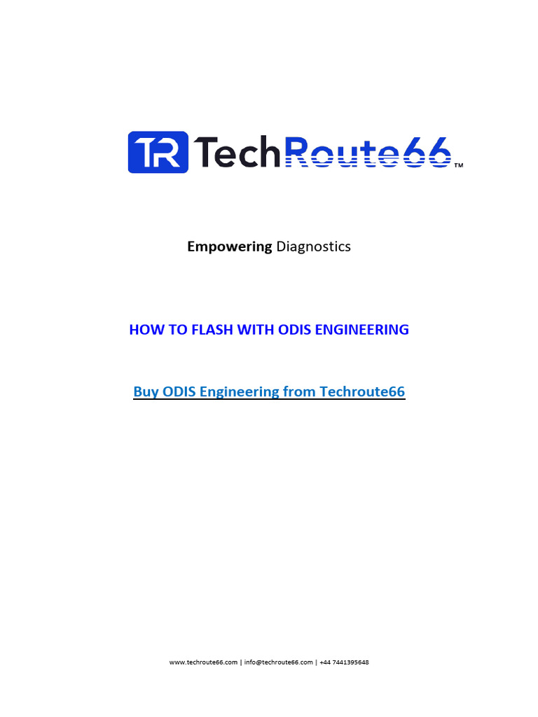 How To Flash With Odis Engineering | PDF | Computing | Business