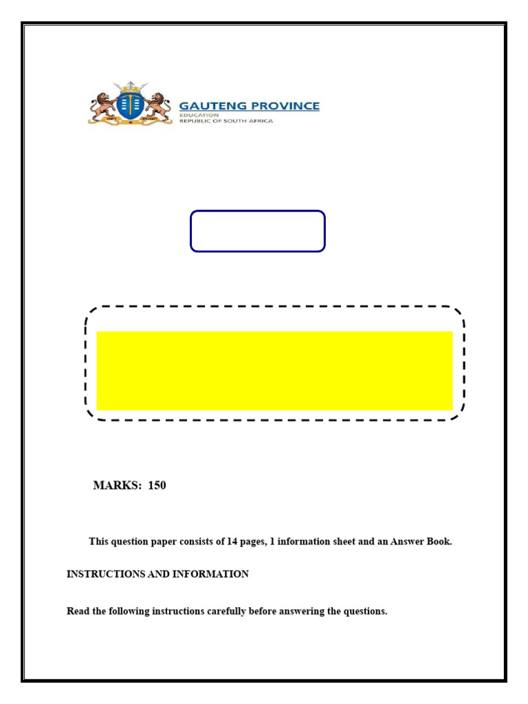 Mathematics P2 August 2024 | PDF