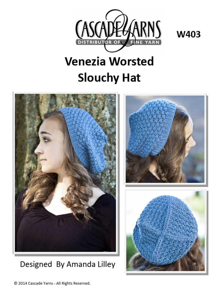 W403 VeneziaWorstedHat | PDF