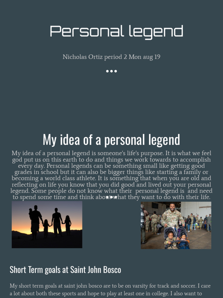 Personal Legend | PDF