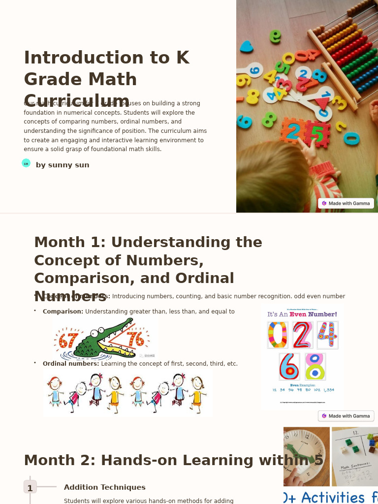 Math For K | PDF