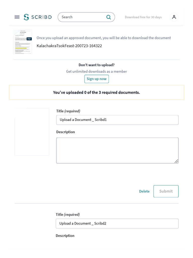 Upload A Document - Scribd3 | PDF