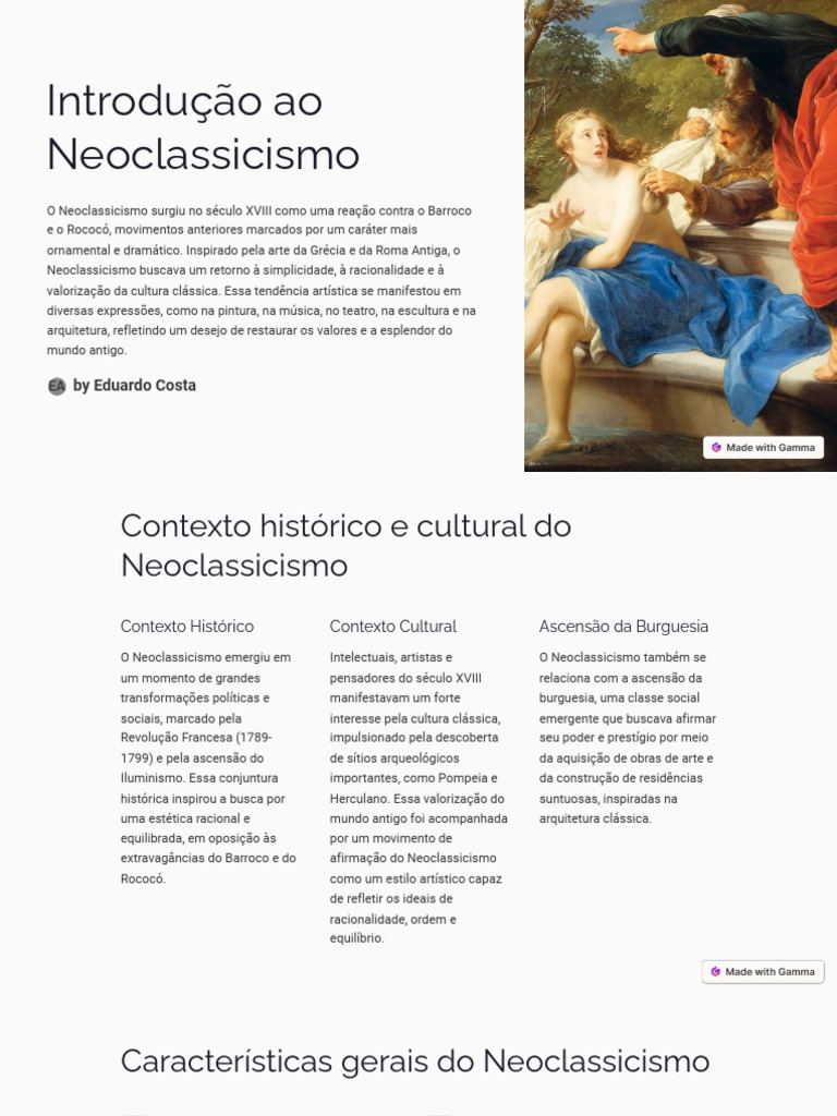 Introducao-ao-Neoclassicismo 2 | PDF | Classicismo | Ciências Sociais