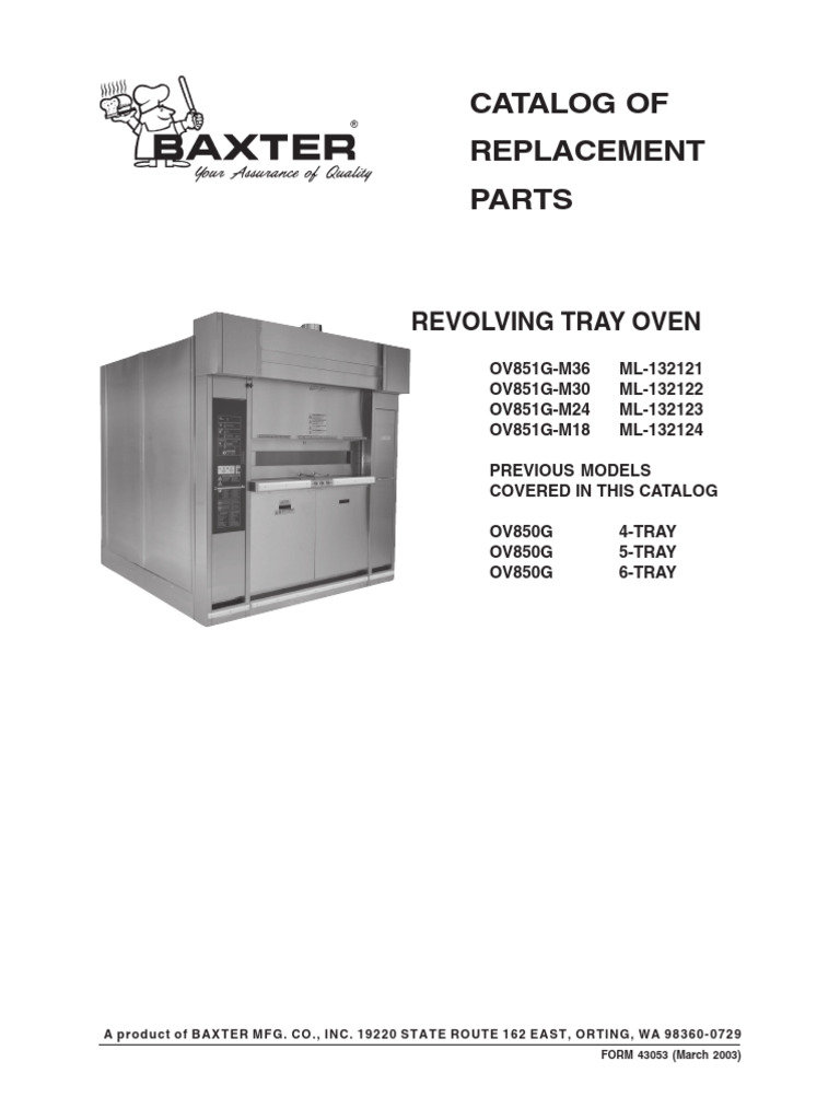 Baxter Ov851g M30 | PDF
