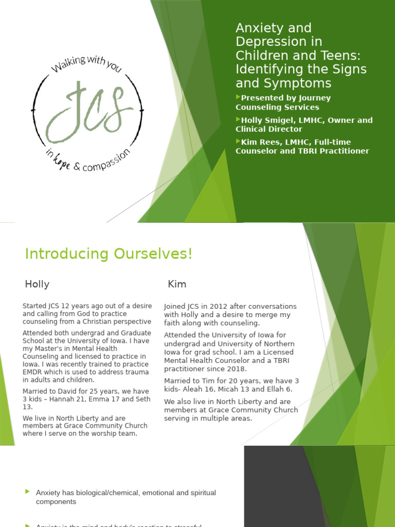 Anxiety and Depression in Kids and Teens | PDF