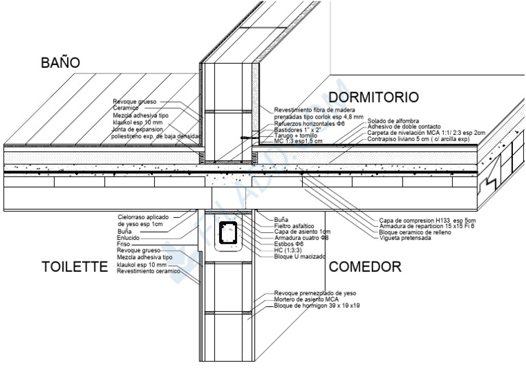 4 Esquinas Axo 2 | PDF | Albañilería | Ingeniería estructural
