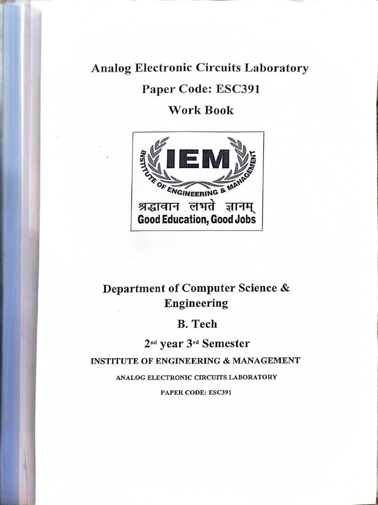 Analog Assignment 04 | PDF