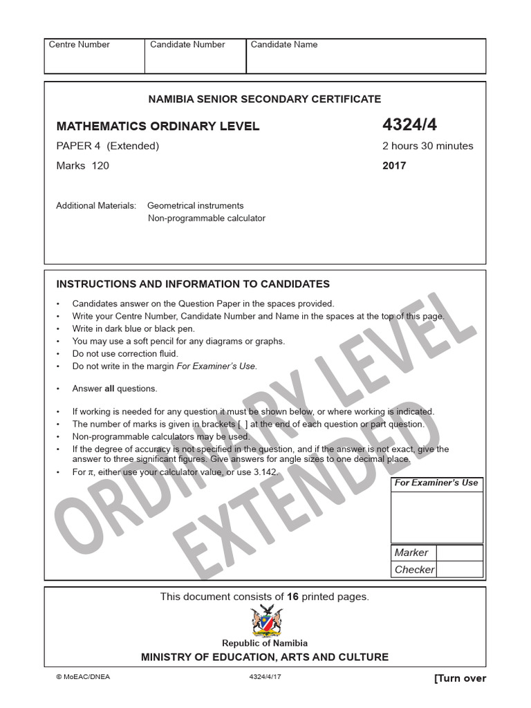 Ordinar Y Level Extended | PDF