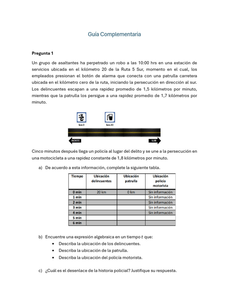 Guía Complementaria Unidad 4 | PDF