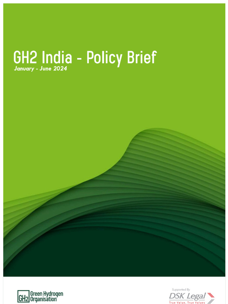 GH2 India Policy Brief - Jan-Jun 2024 | PDF