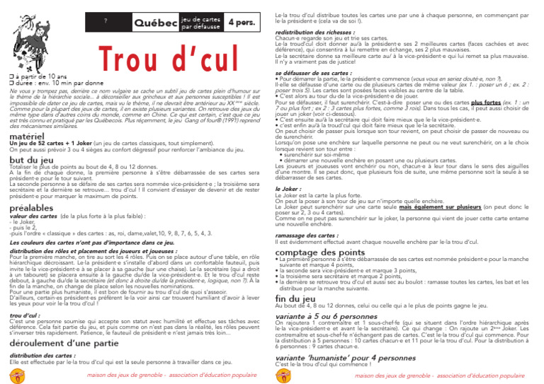 Trou Dcul | PDF