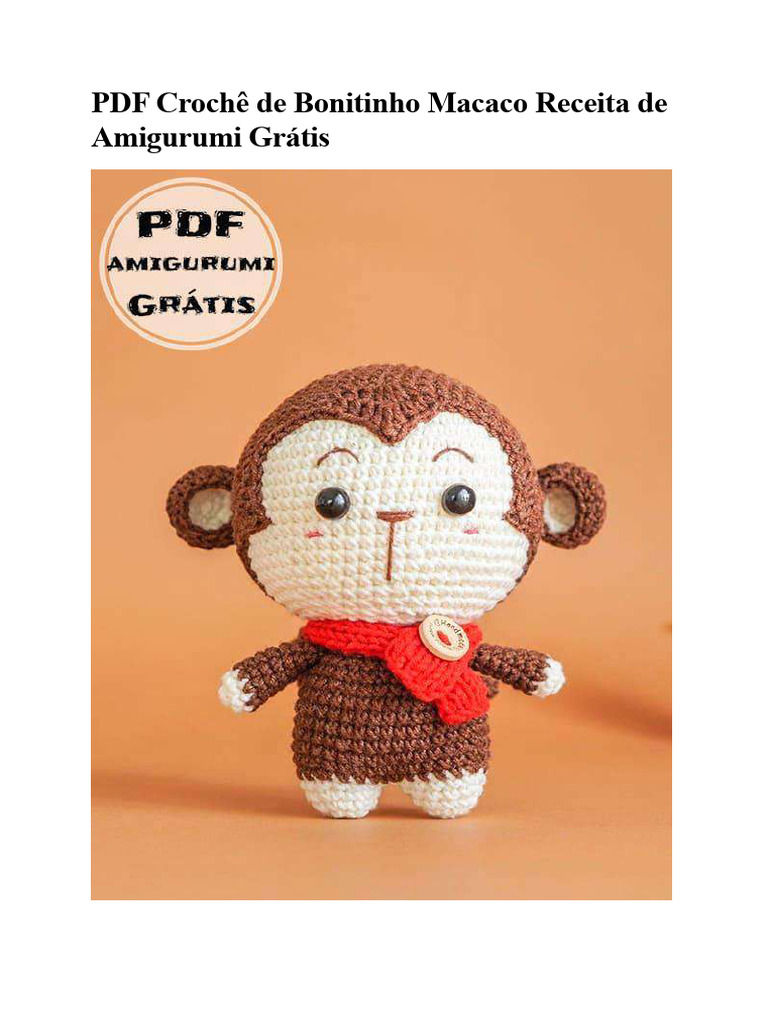 Receita Amigurumi Macaco | PDF