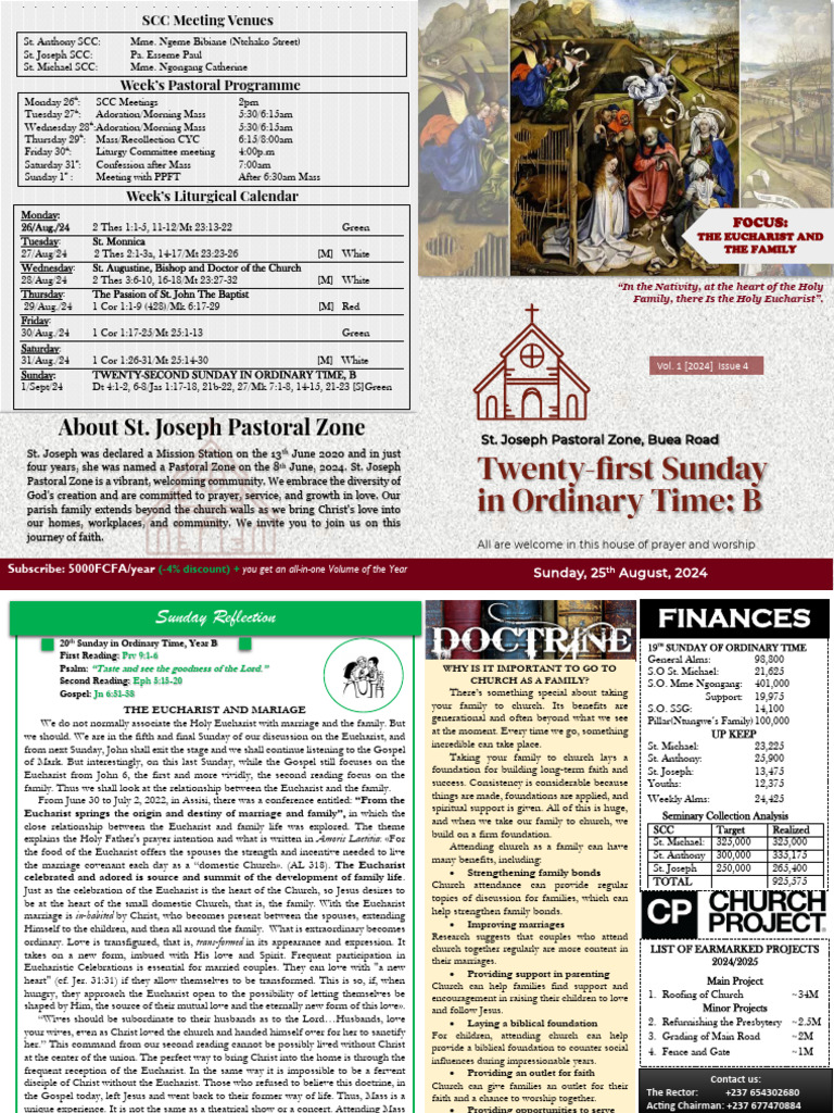 21st Sunday OT, B | PDF