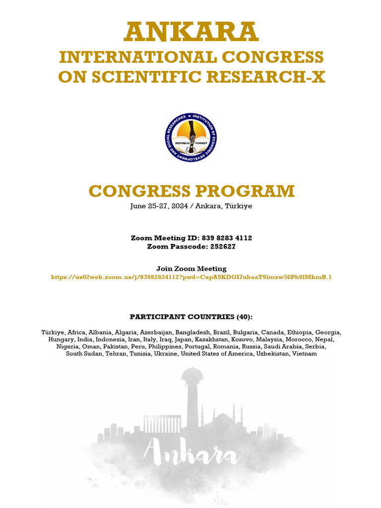 Ankara Program | PDF