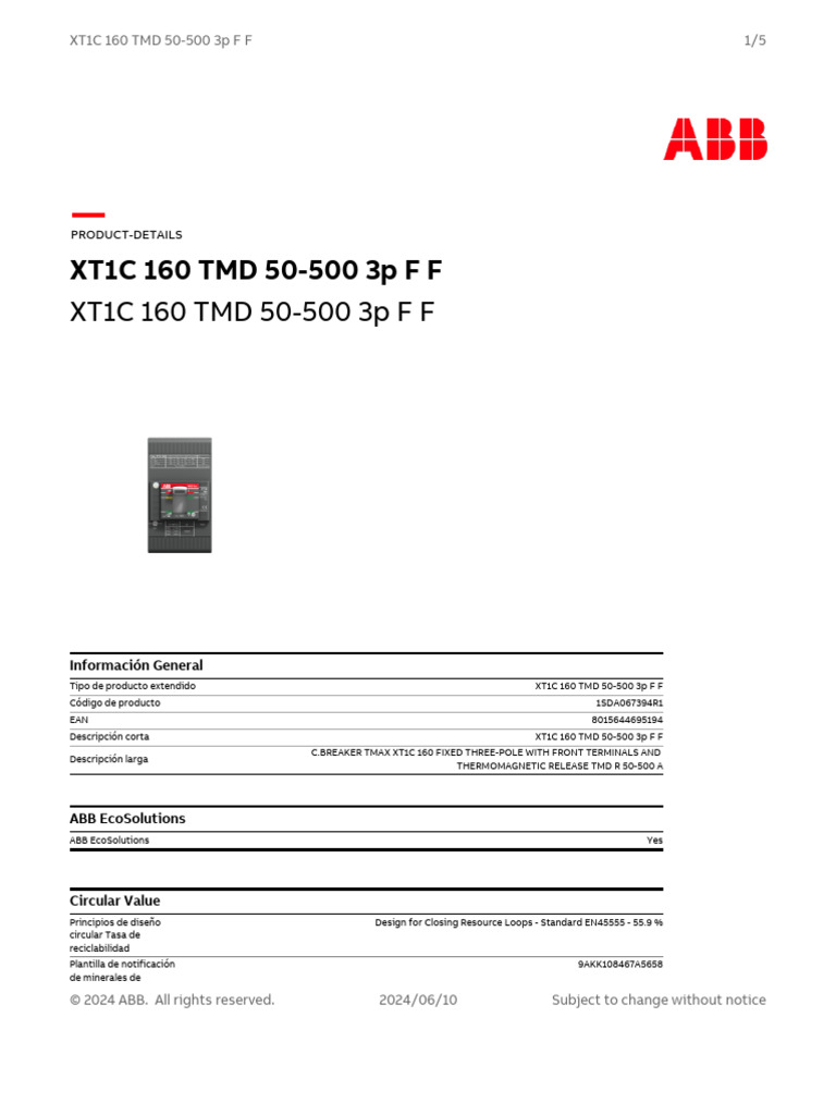 CMF Ficha Tecnica | PDF