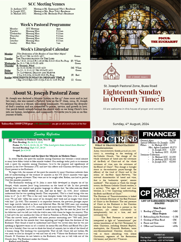 18th Sunday OT, B | PDF