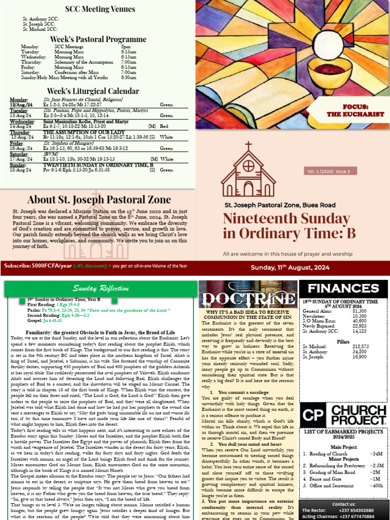 19th sunday OT, B | PDF