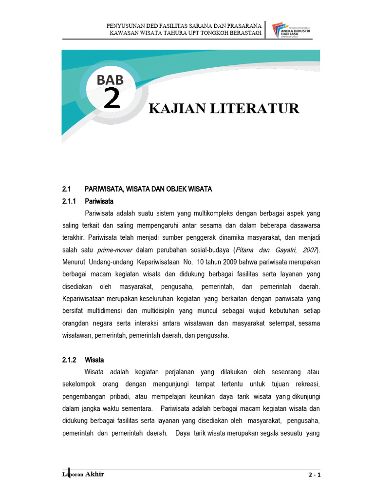 Bab II Kajian Literatur Ded PDF Free | PDF
