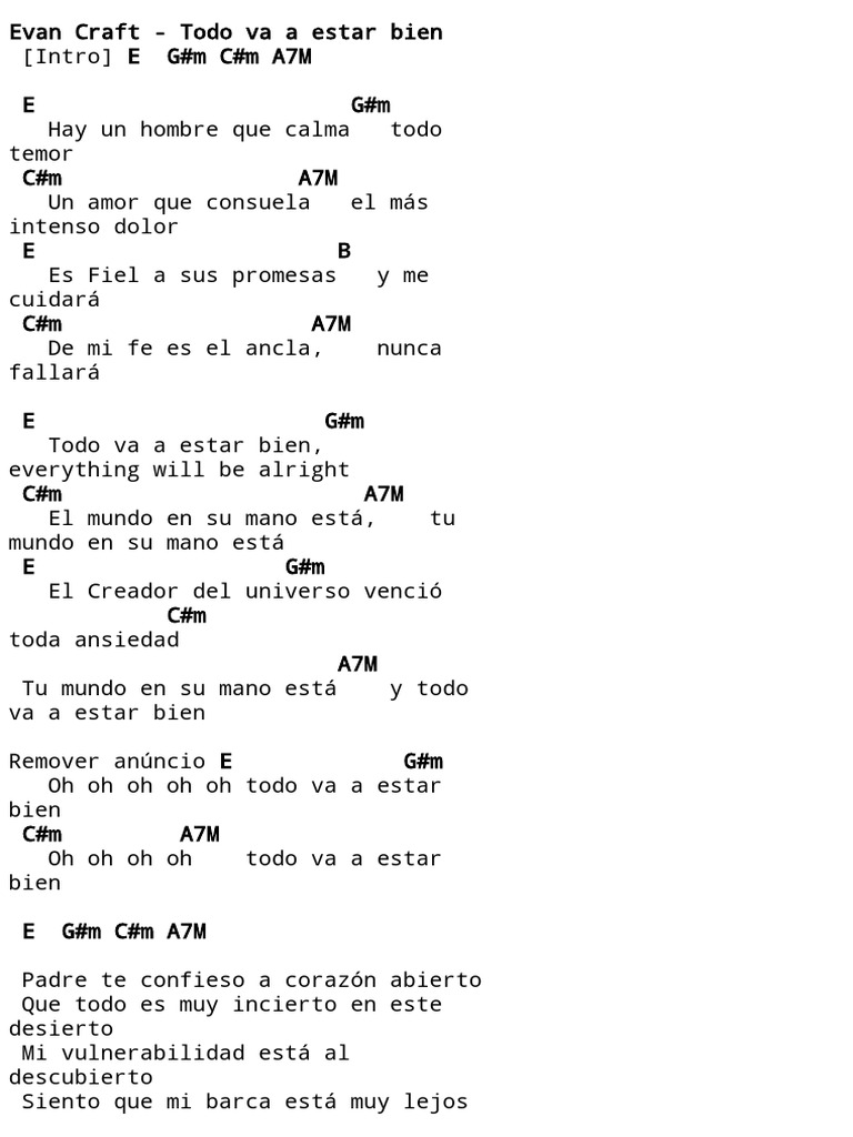 Evan Craft - Todo Va A Estar Bien | PDF