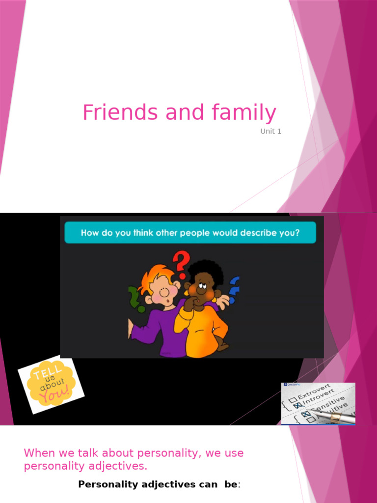Unit 1. Friends and Family | PDF