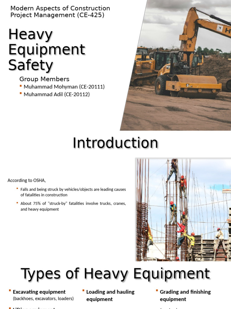 Heavy Equipment Safety | PDF