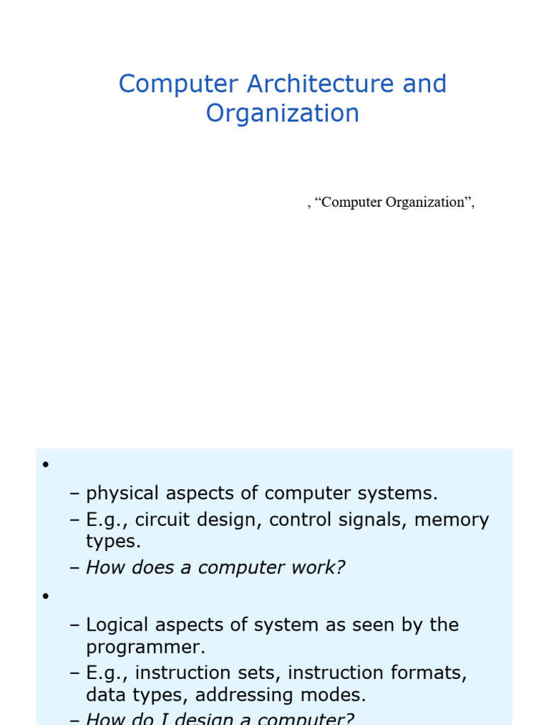 1-Functional Units | PDF