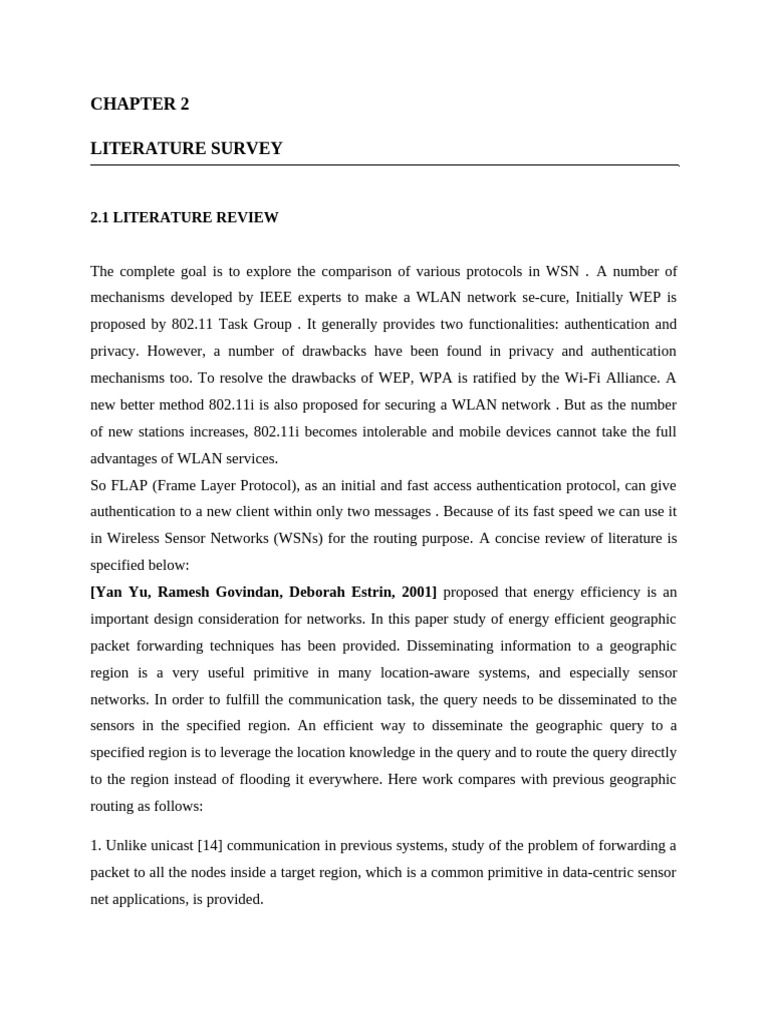 Literature Survey | PDF