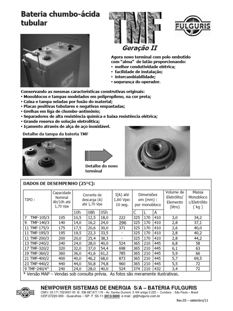 CATÁLOGO TMF Aplicação Ferrovia Ou Emergência Rev5 Set-11 | PDF