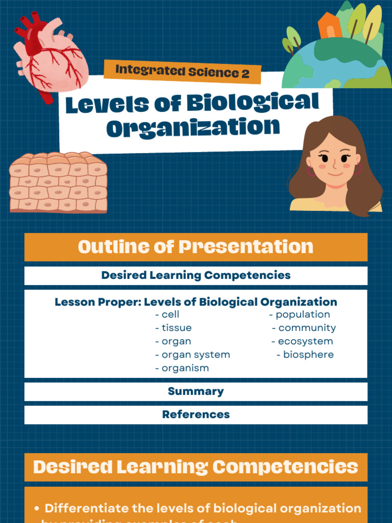 Levels of Biological Organization | PDF