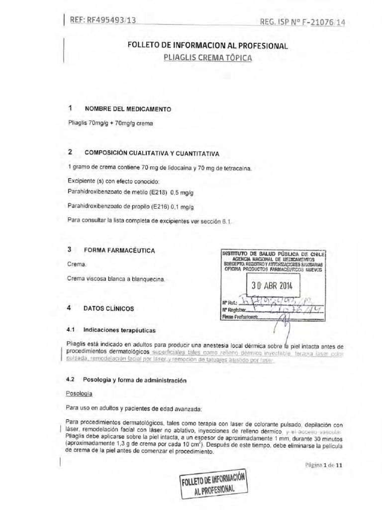 Pliaglis Crema | PDF