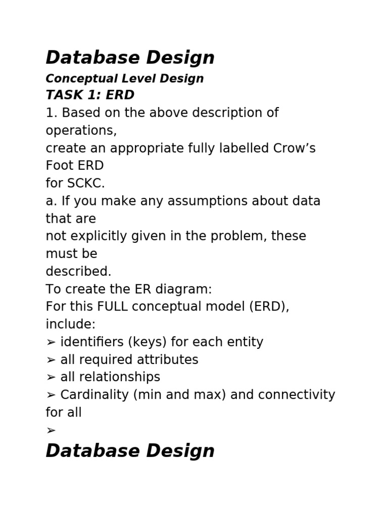 Database Design | PDF Database Design | PDF