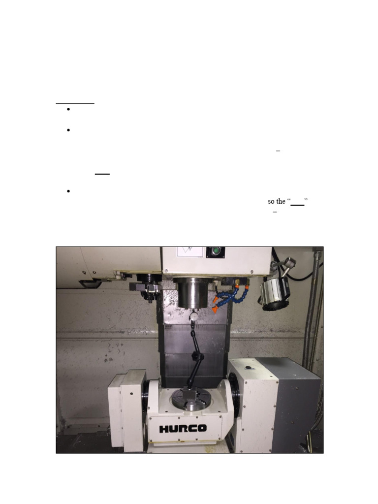 Alternate 5-Axis Trunnion Centerline Procedure | PDF | Cartesian ...