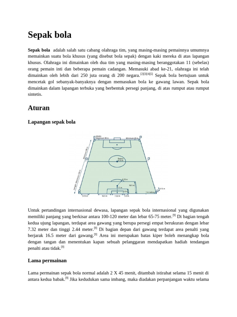 Sepak Bola | PDF